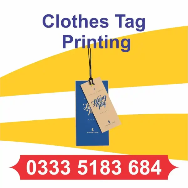 Garments Tags Printing Service in Pakistan